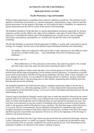 Kundalini and-the-paranormal proceed-with-caution-by-paul-pond | PDF ...