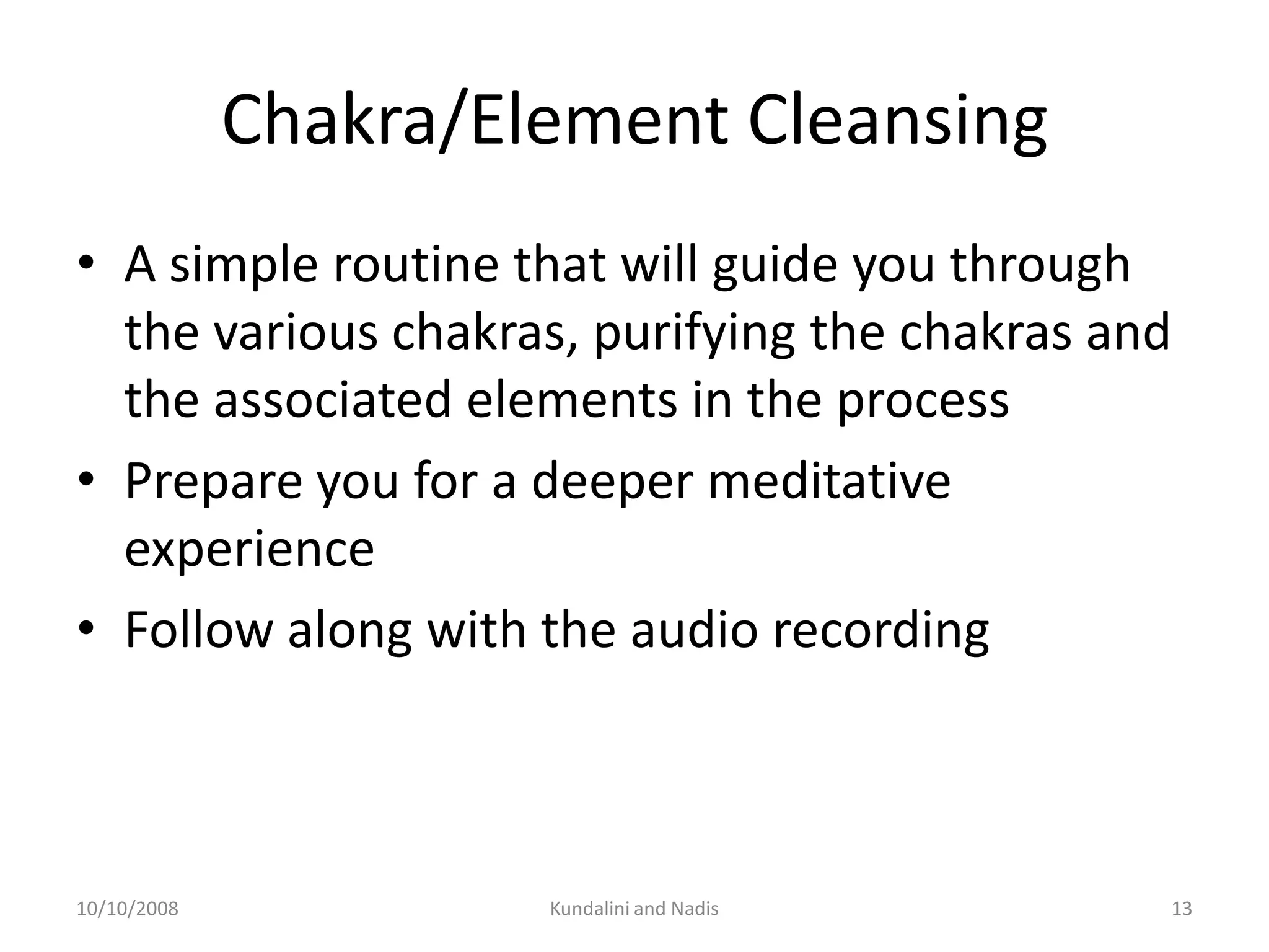 Kundalini And Chakras | PPTX