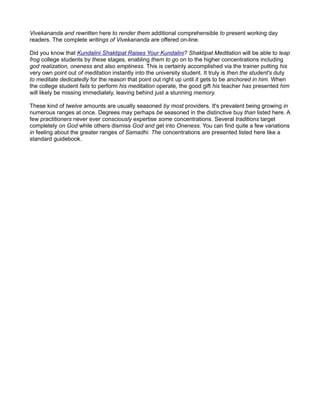 Kundalini Shaktipat Raises Your Kundalini | PDF