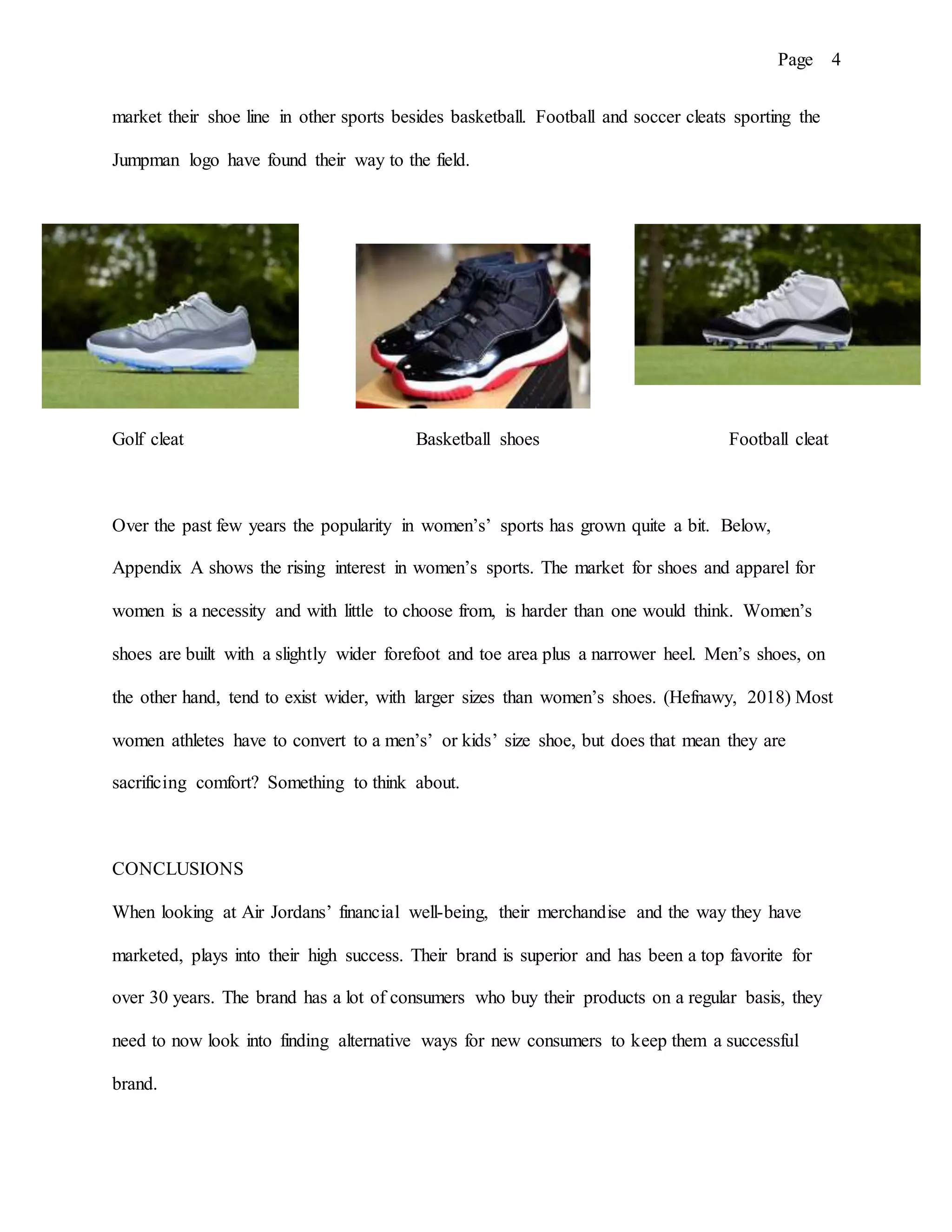 Air Jordan Market Analysis | DOCX