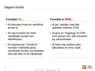 Kundesegmentering - Vejen til bedre ROI | PPT