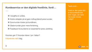 Kundeservice på sociale medier | PPT
