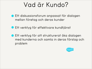 Kundo Produktöversikt | PDF