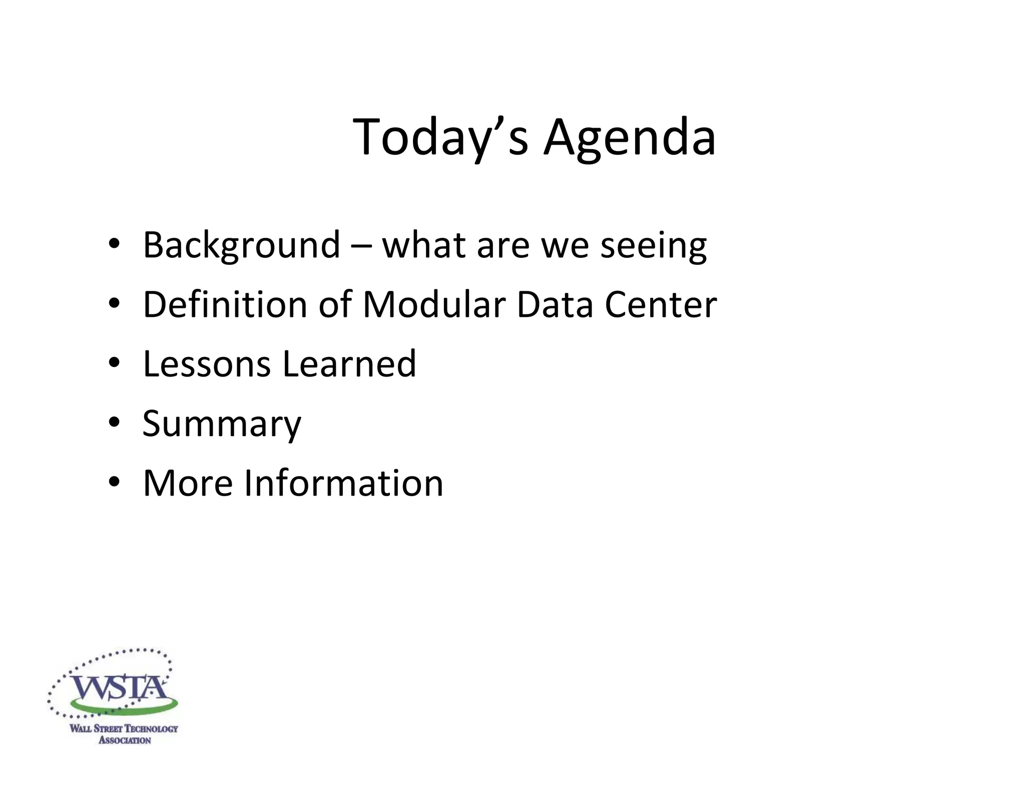 Going Modular? Lessons learned from 500 modular data center ...