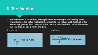 descriptive measures of data(mean, median, mode and etc.).pptx
