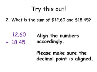 Kungfu math p3 slide12 (money)pdf | PPT