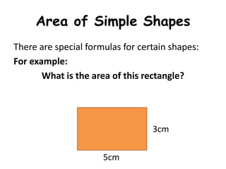 Kungfu math p4 slide18 (area)pdf | PDF | Physics | Science