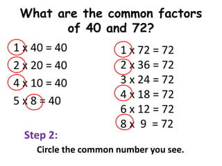 Kungfu math p4 slide4 (factors)pdf | PPT
