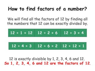 Kungfu math p4 slide4 (factors)pdf | PPT