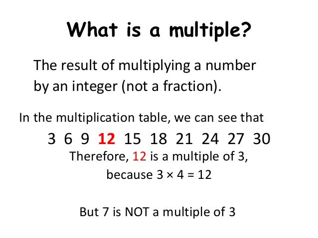 Kungfu Math P4 Slide5 multiples Kungfu Math P4 Slide5 multiples