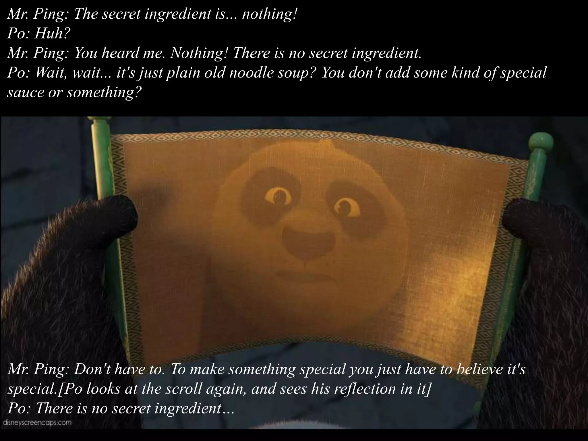 Kungfu panda philosophy | PPTX