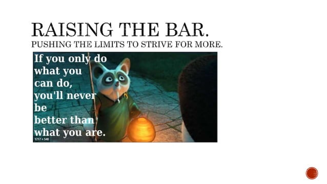 Kung fu panda HR MOTIVATION | PPTX | Animation & Anime | Genres