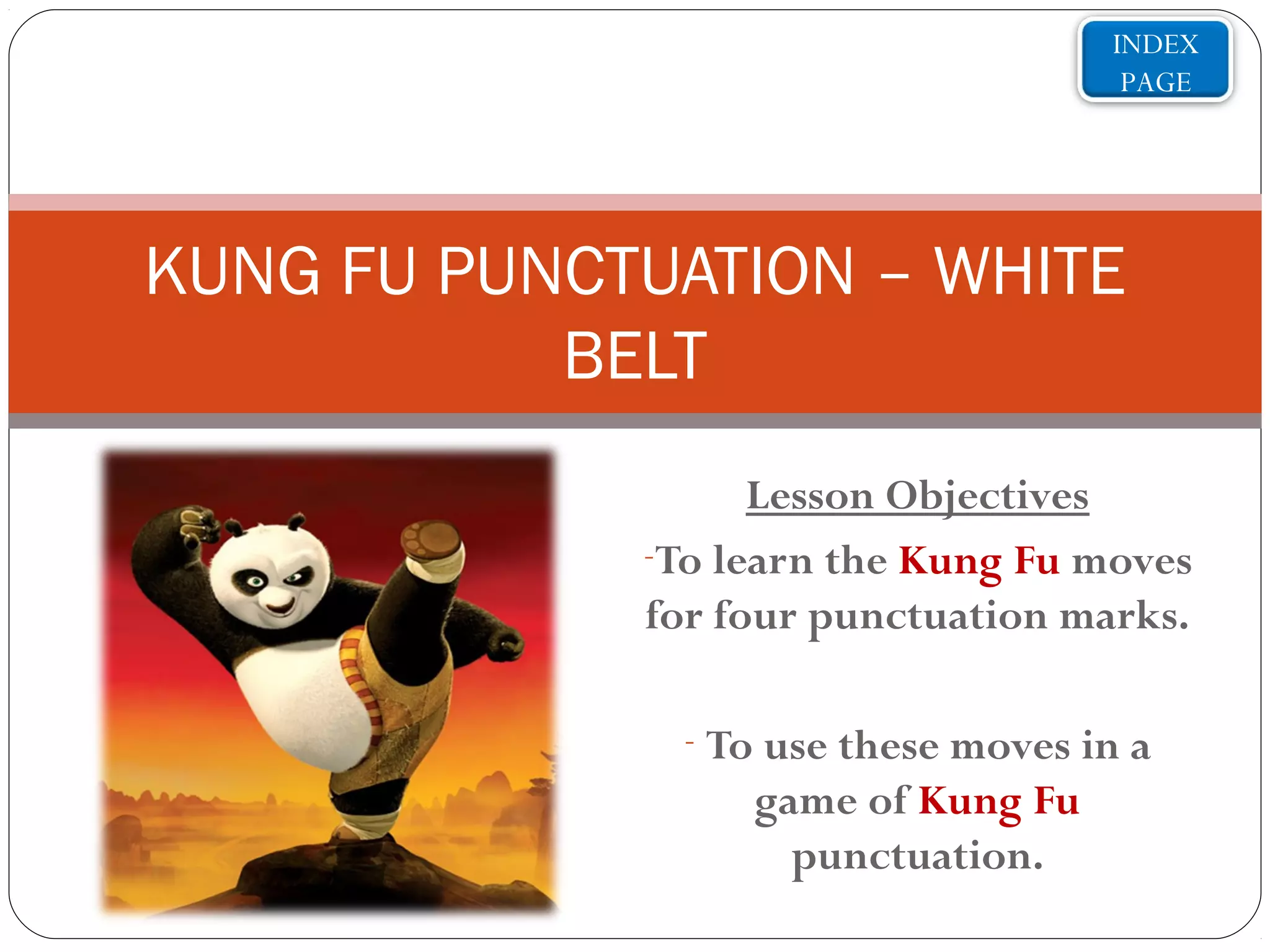 Kung fu punctuation | PPT