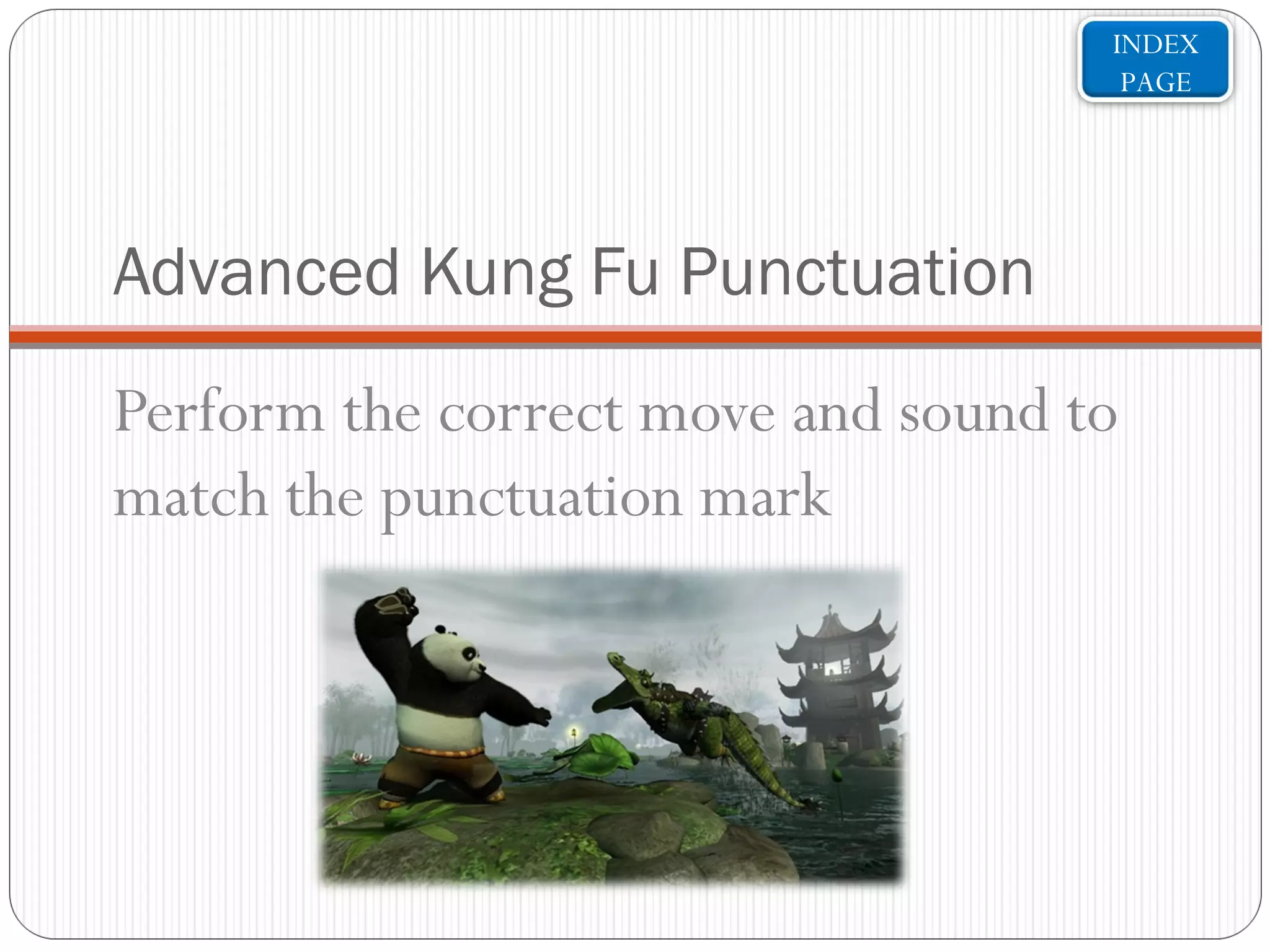 Kung fu punctuation | PPT
