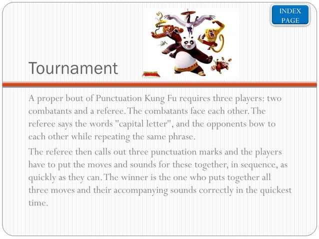 Kung fu punctuation | PPT | Free Download