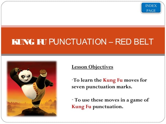 Kung fu punctuation | PPT