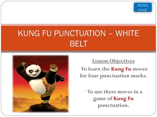 Kung fu punctuation | PPT
