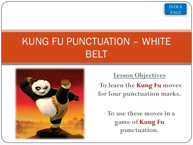 Kung Fu Punctuation