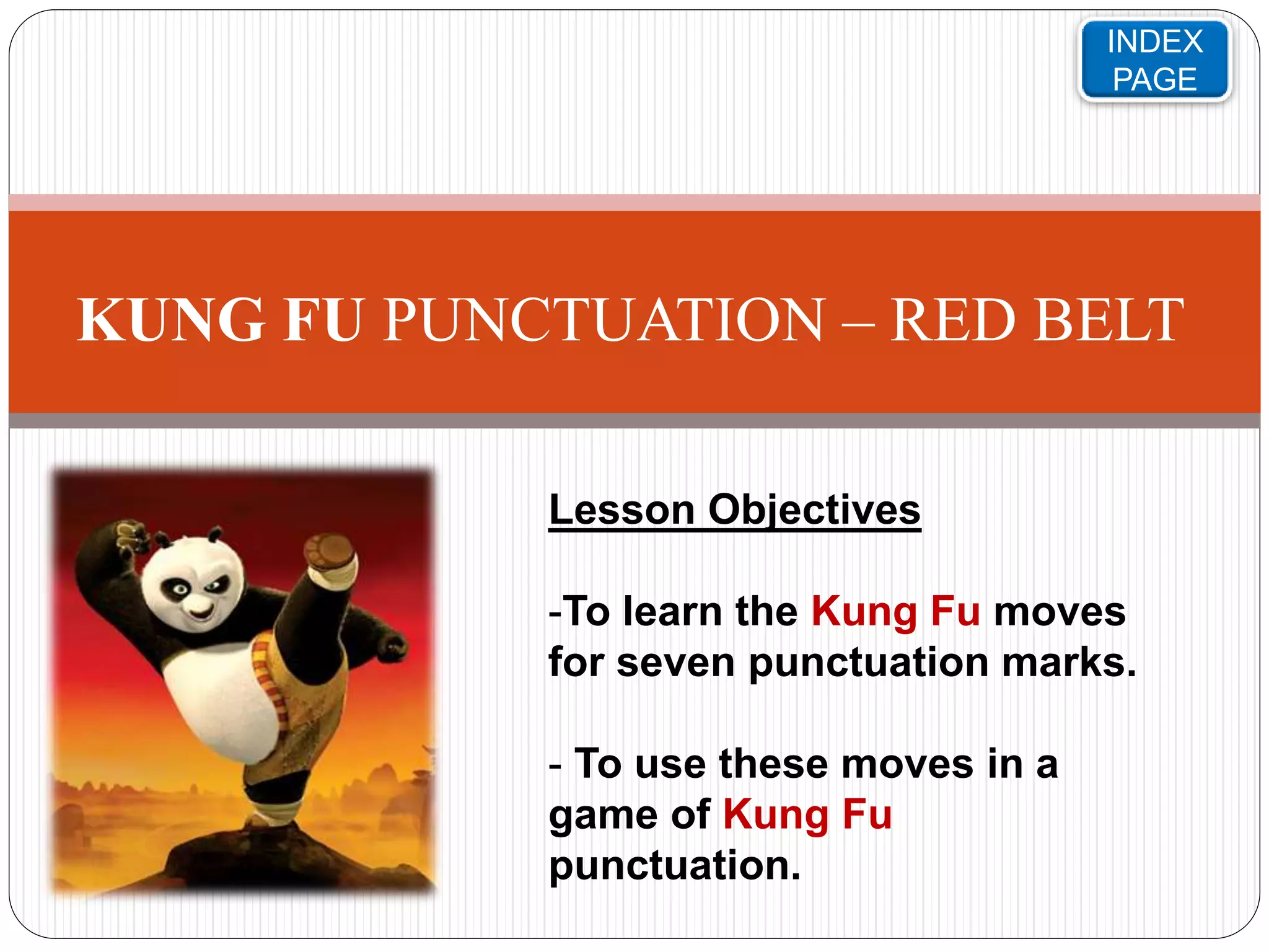 Kung fu punctuation. GUIDELINES | PPTX | Drawing and Sketching | Arts ...