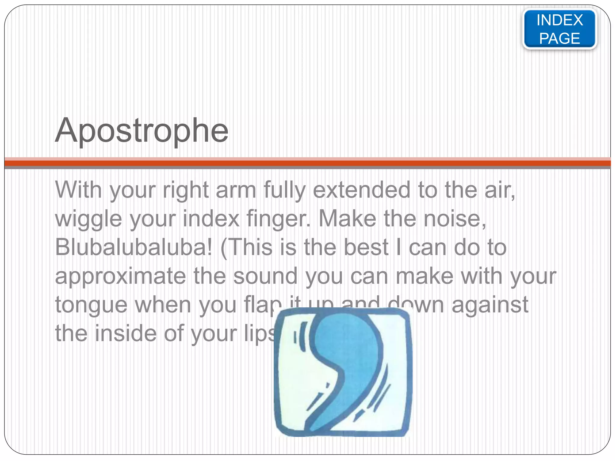 Kung fu punctuation. GUIDELINES | PPTX