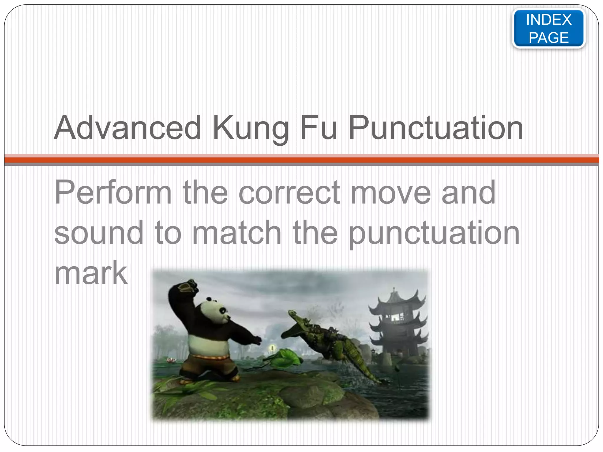 Kung fu punctuation. GUIDELINES | PPTX | Drawing and Sketching | Arts ...