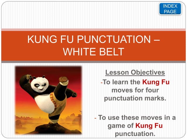 Kung fu punctuation. GUIDELINES | PPTX | Drawing and Sketching | Arts ...