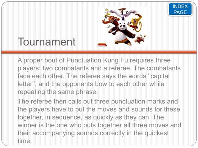 Kung fu punctuation. GUIDELINES | PPTX | Drawing and Sketching | Arts ...