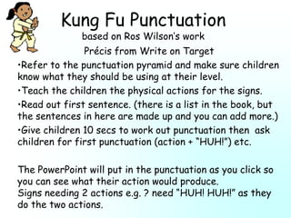 Kung fu punctuation1 | PPTX | Martial Arts | Sports