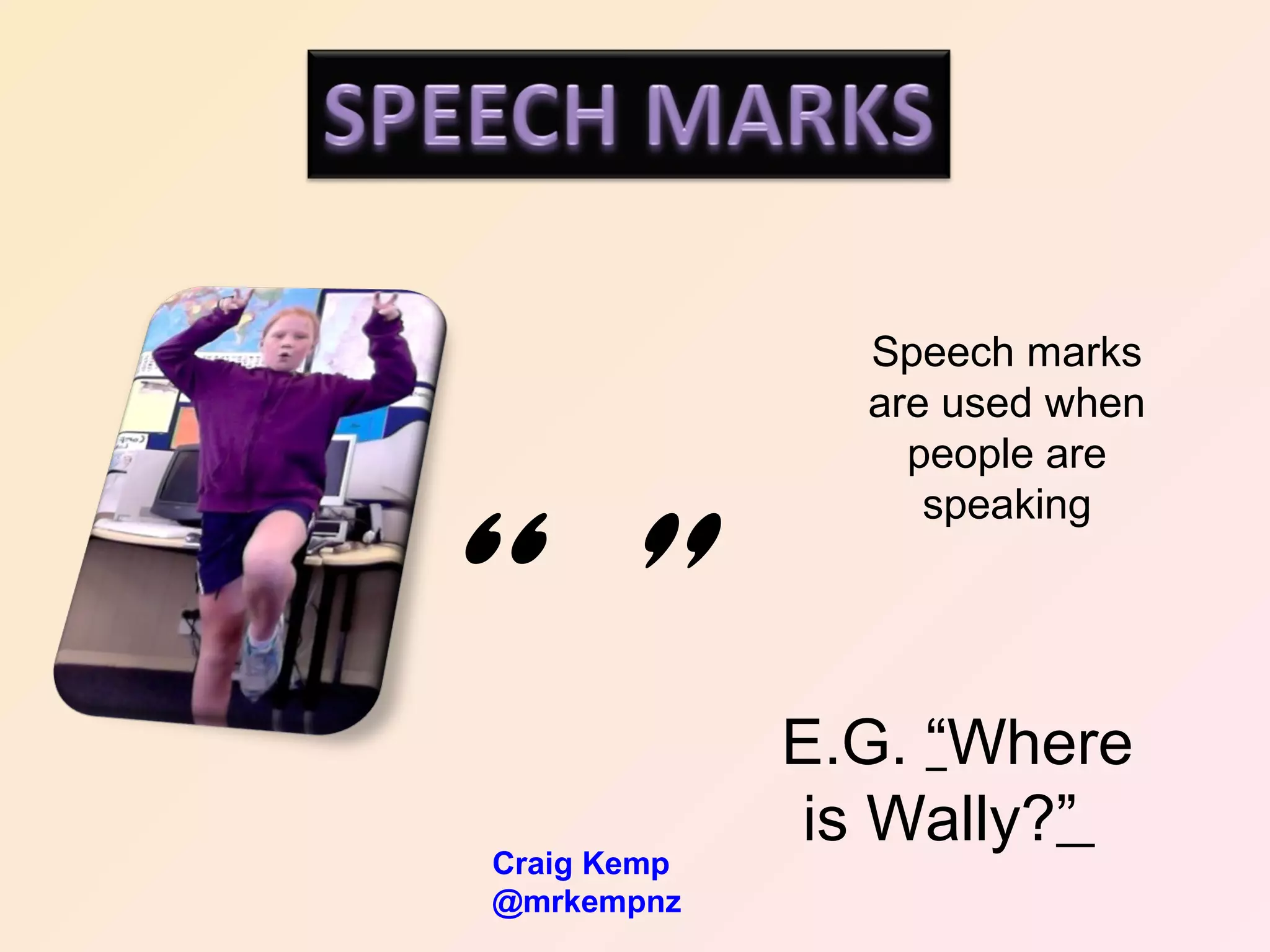 Kung Fu Punctuation by @mrkempnz | PPT