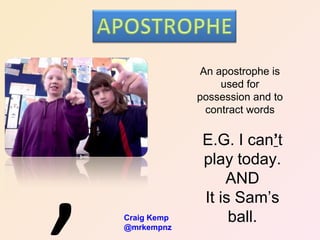 Kung Fu Punctuation by @mrkempnz | PPT
