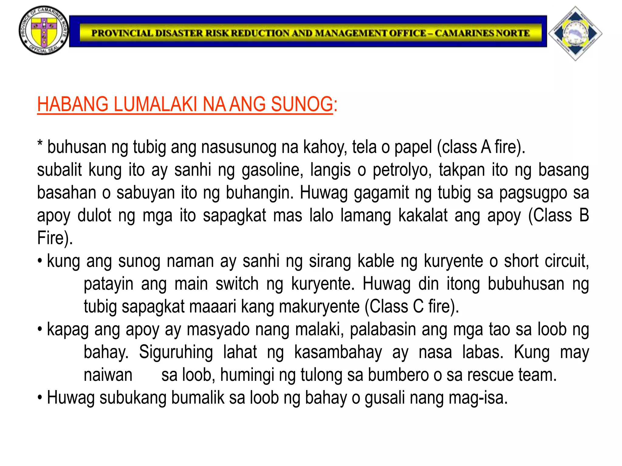 paghahanda sa kalamidad | PPTX