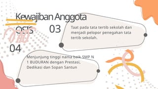 Materi Latihan Dasar Kepemimpinan OSIS SMP | PPTX