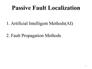 fault localization in computer network.. | PPT