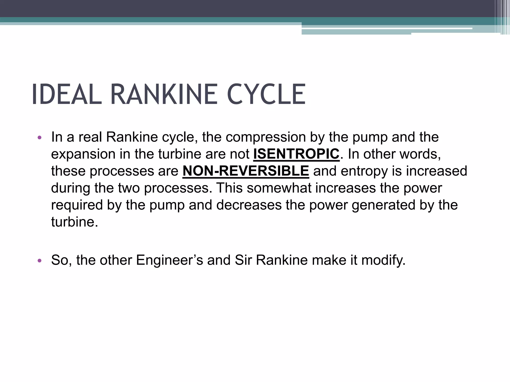 Rankine Cycle | PPTX