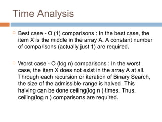 Binary Search | PPT | Computing | Technology & Computing