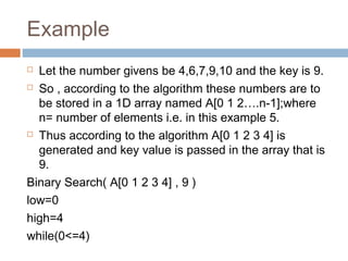 Binary Search | PPT