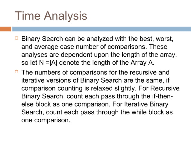 Binary Search | PPT | Computing | Technology & Computing