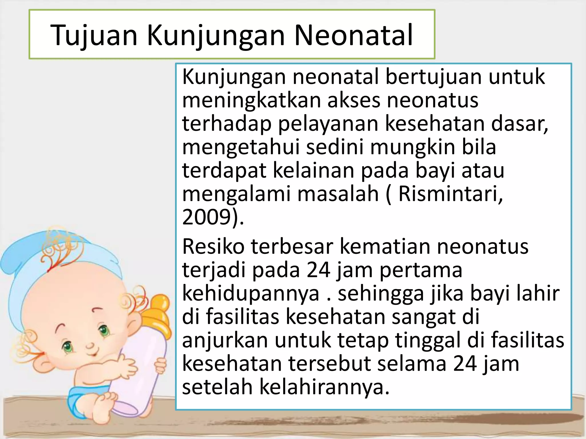 Kunjungan neonatus & bbl (yona) | PPTX