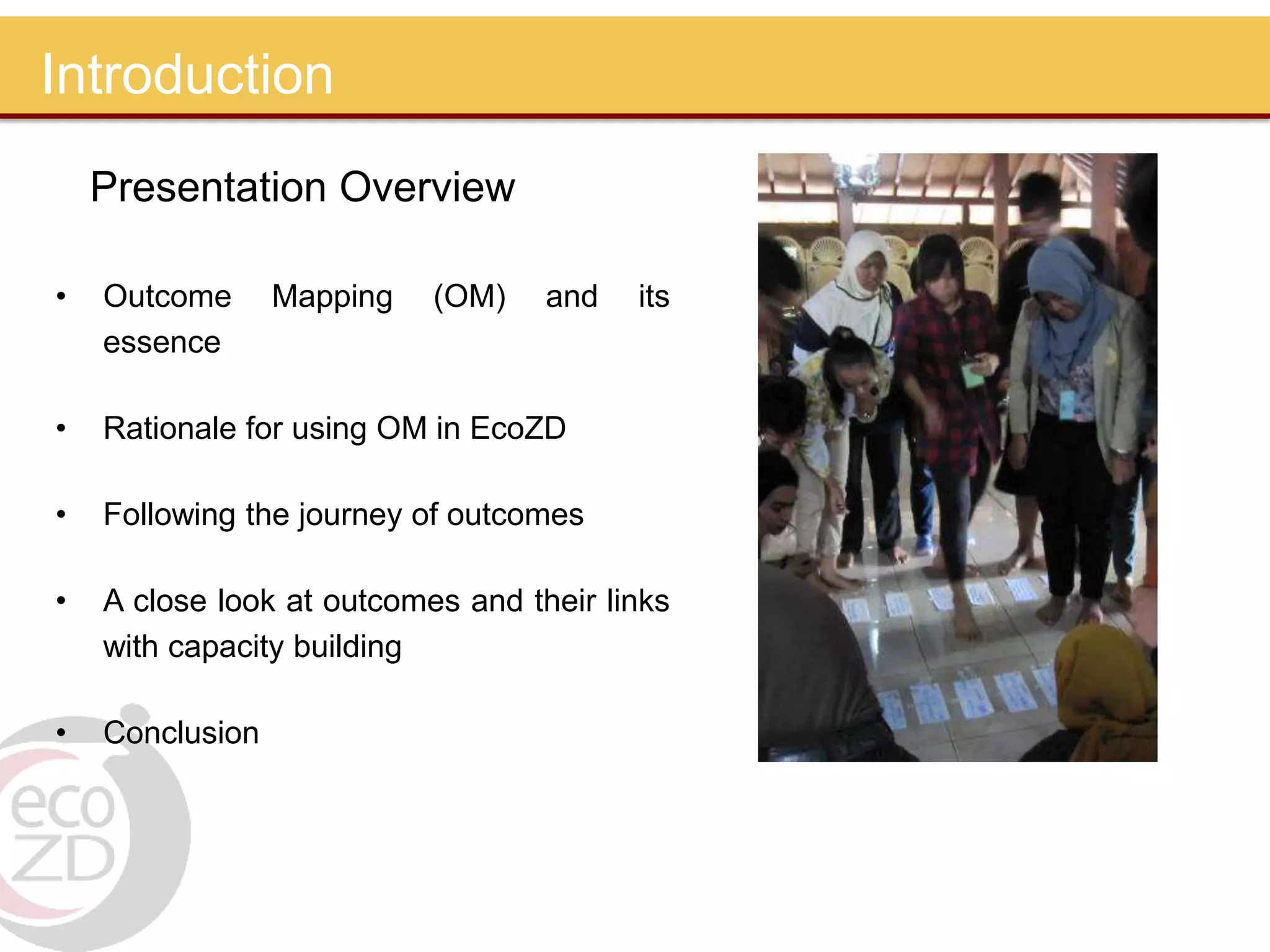 The lessons learned from a journey of outcomes: A capacity building ...