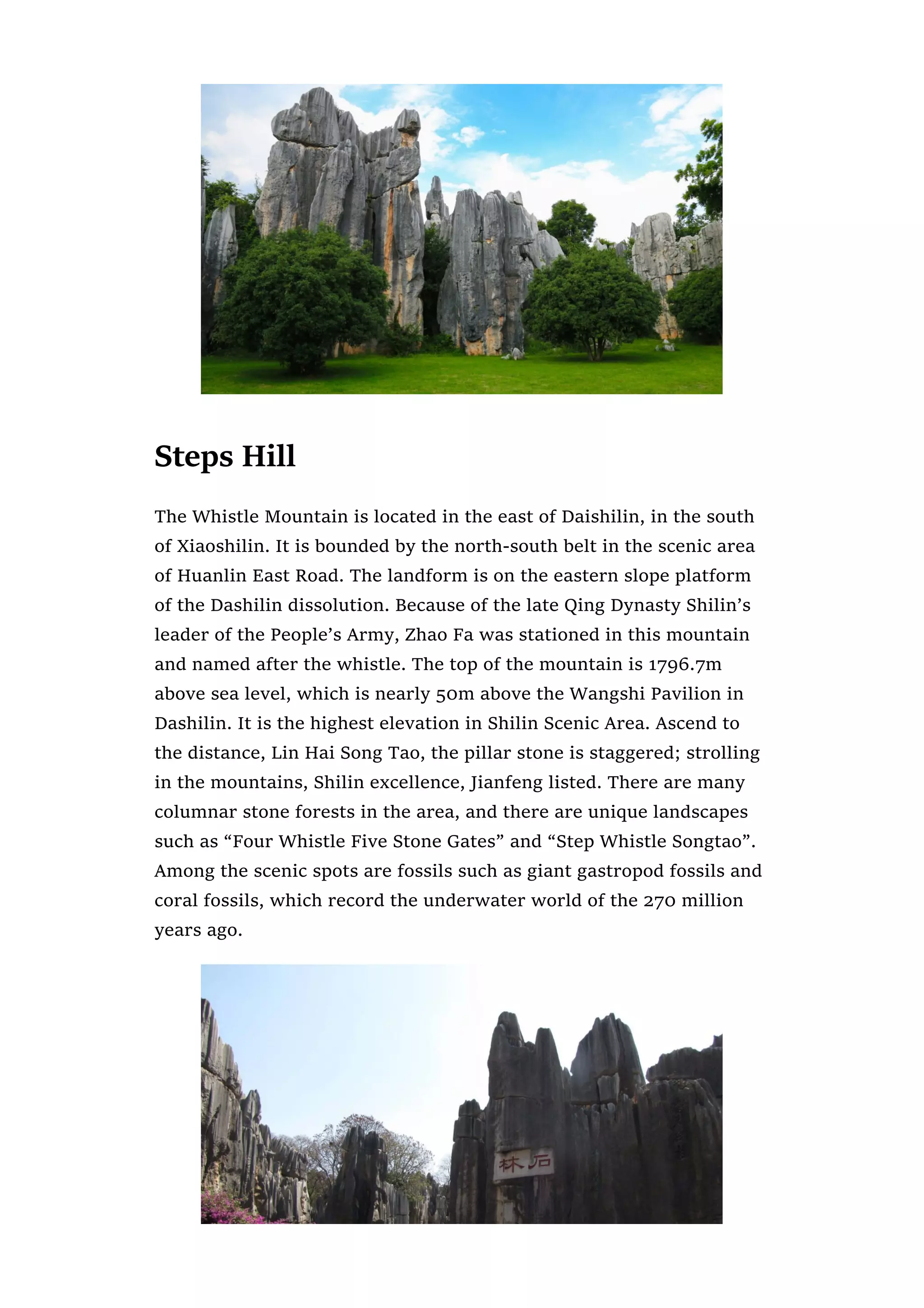 Kunming city,stone forest scenic | PDF