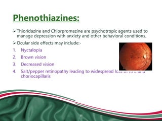 Ocular side effect of common systemic drugs. | PPTX