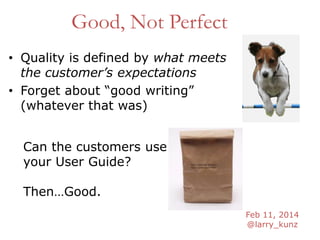 Technical Writing in Agile: New Approaches, New Opportunities | PPT