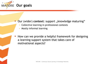Integrating Motivational Aspects into the Design of Learning Support in ...