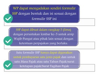 Pembayaran Pajak dengan Surat Setoran Pajak | PPTX