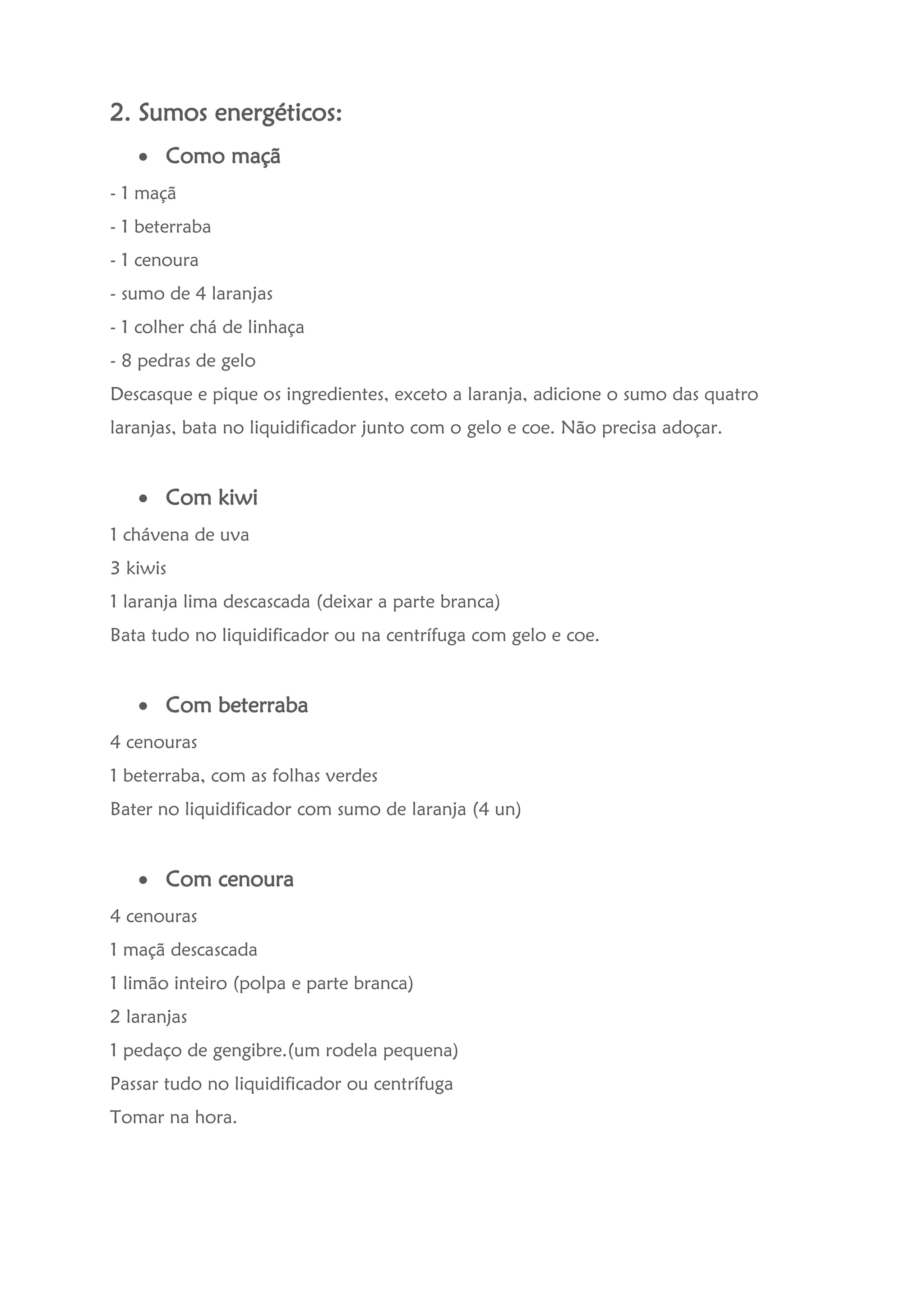 Faça você -mesmo seus sumos naturais | PDF | Download gratuito