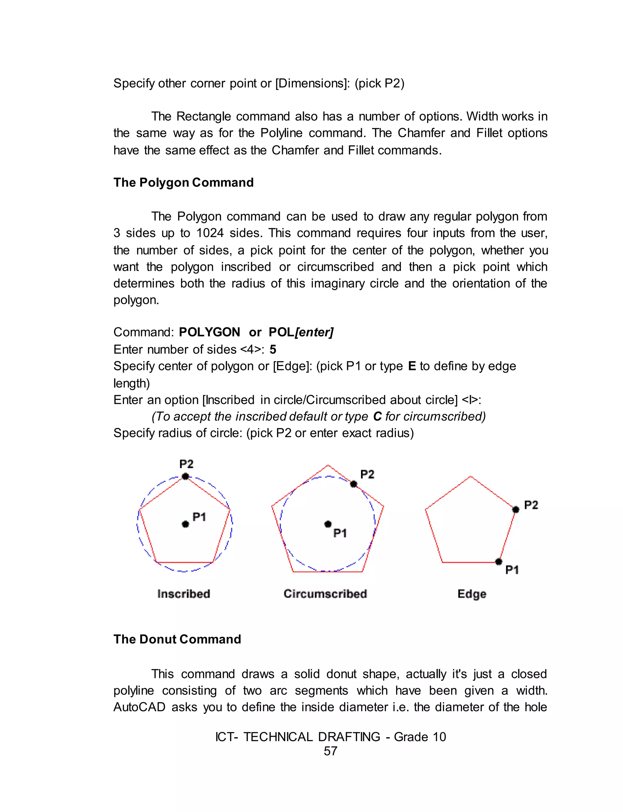 ICT Technical Drafting 10 Learning Material | PDF