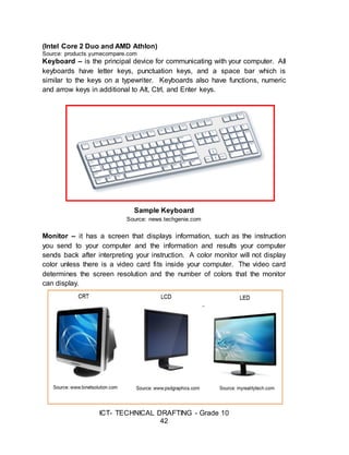 ICT Technical Drafting 10 Learning Material | PDF