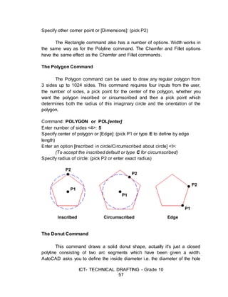 ICT Technical Drafting 10 Learning Material | PDF