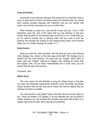 ICT Technical Drafting 10 Learning Material | PDF