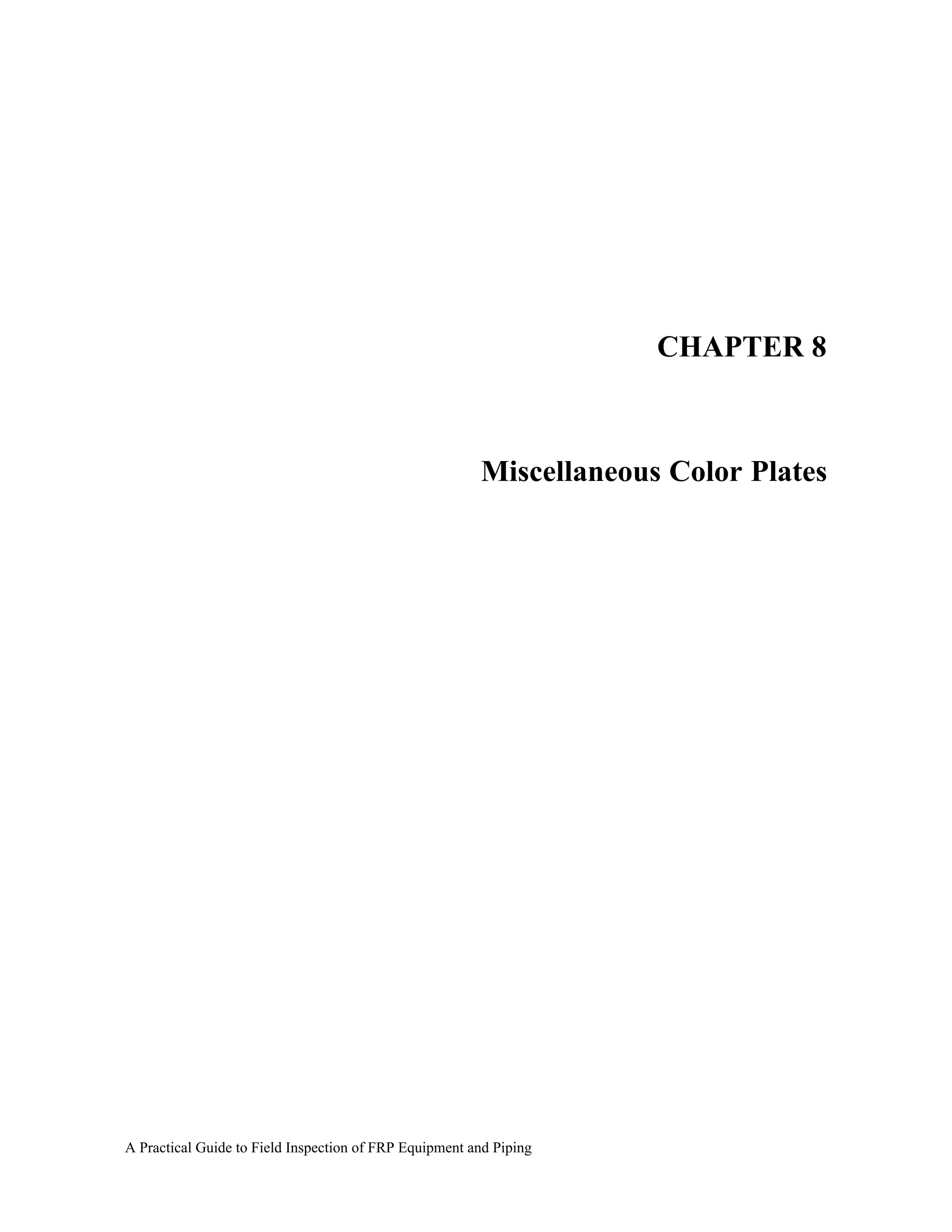 MTI Field Guide to Inspection of FRP Pipes | PDF